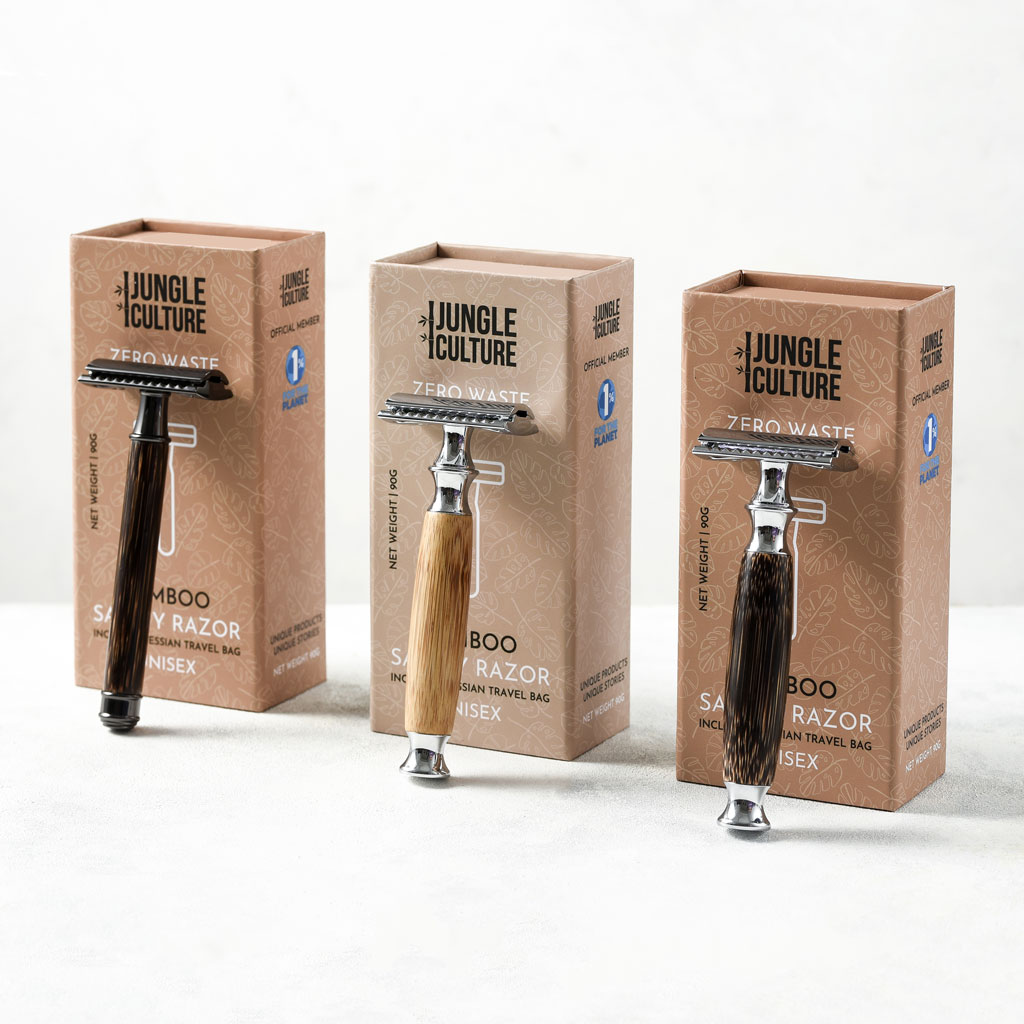 Bamboo Safety Razor – Zero Waste Double Edge Razor (Unisex) *Bestselle ...